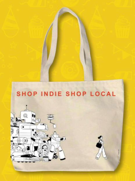 Indie Bookstore Day 2025 Exclusive Tote | Three Avenues Bookshop